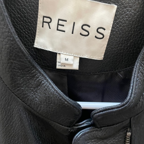 Reiss | Jackets & Coats | Reiss Leather Moto Jacket | Poshmark